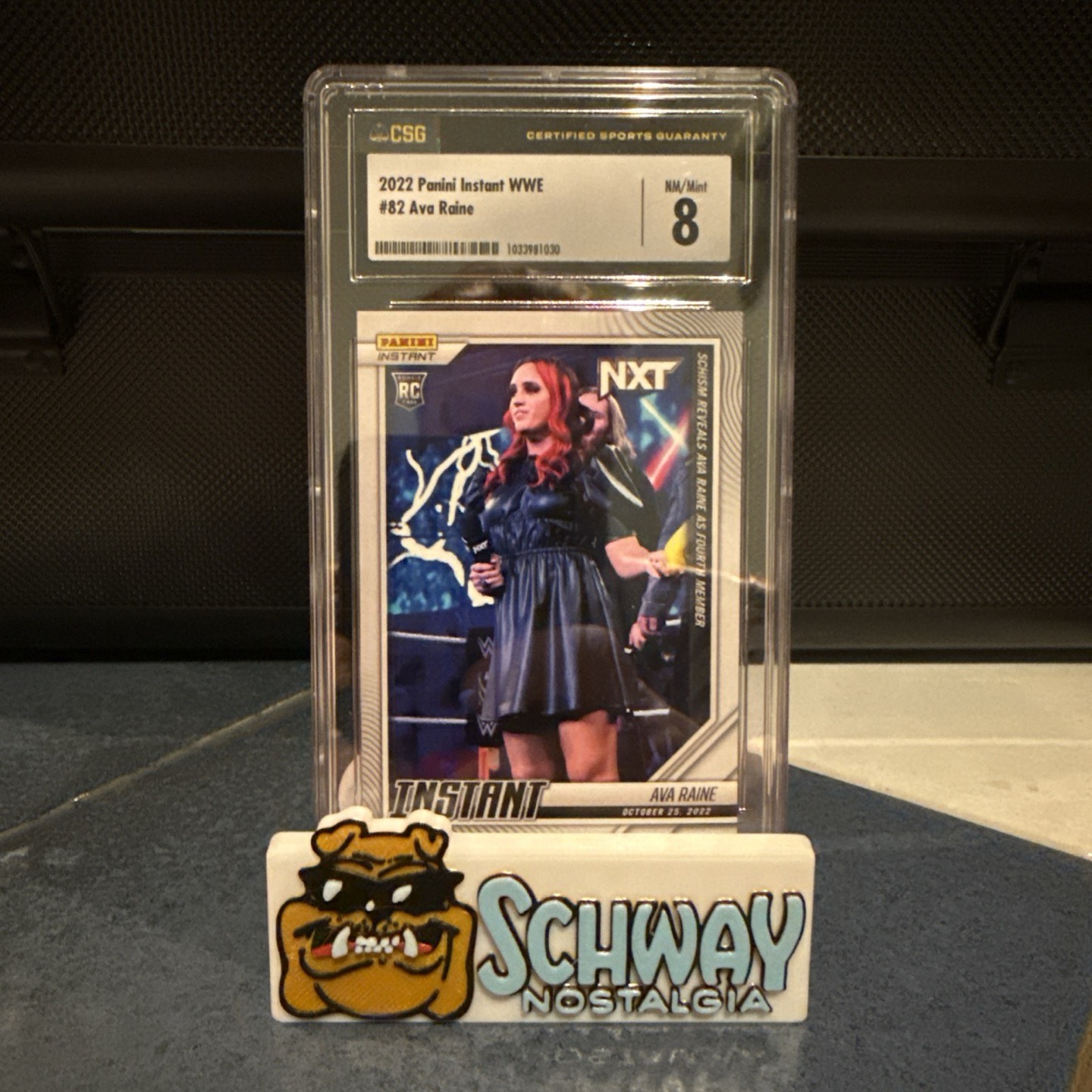 2022 WWE Panini Instant Ava Raine #82 RC Rookie NXT Card CSG 8
