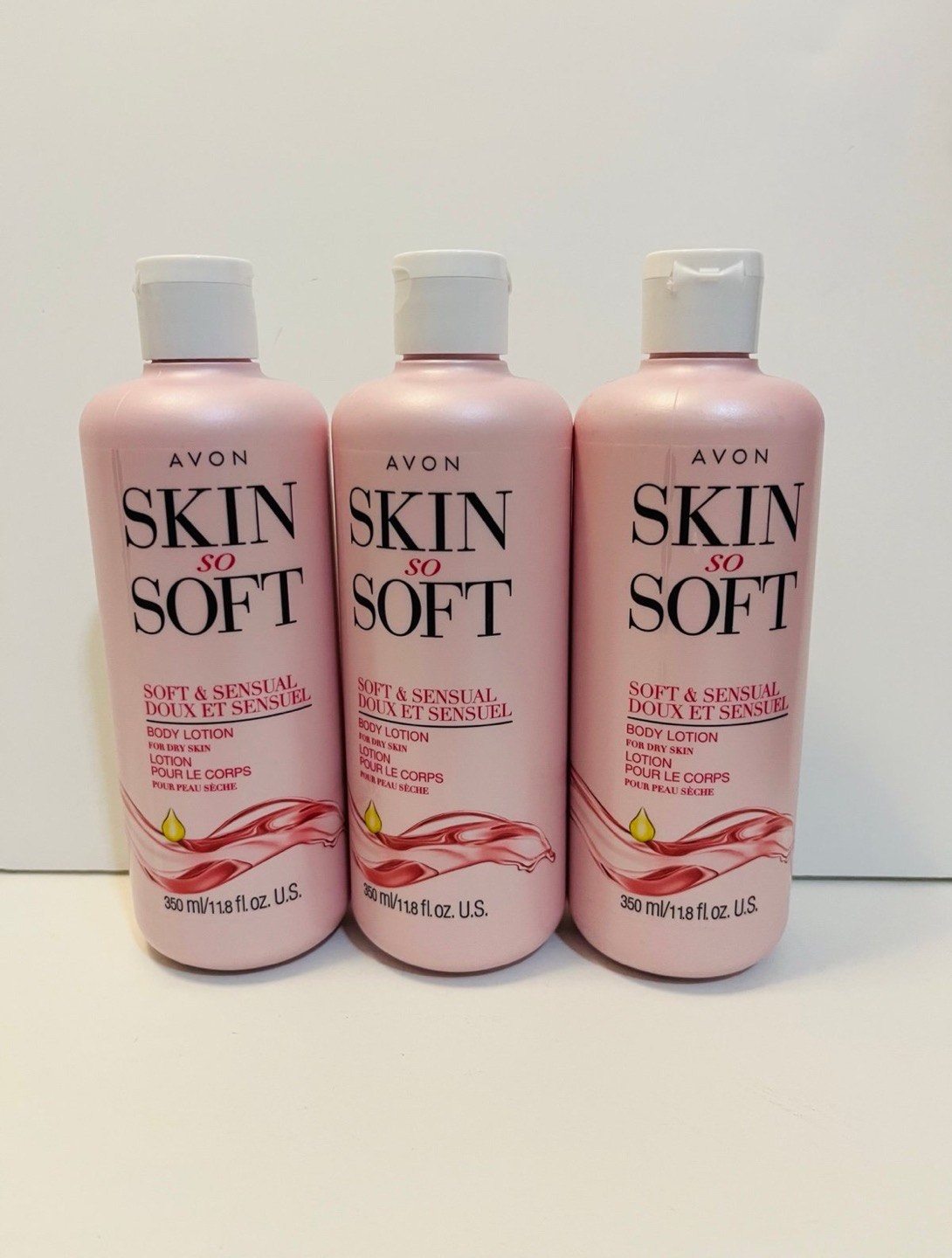 Avon Soft & Sensual Skin So Soft Body Lotion Full Size Lot of 3
