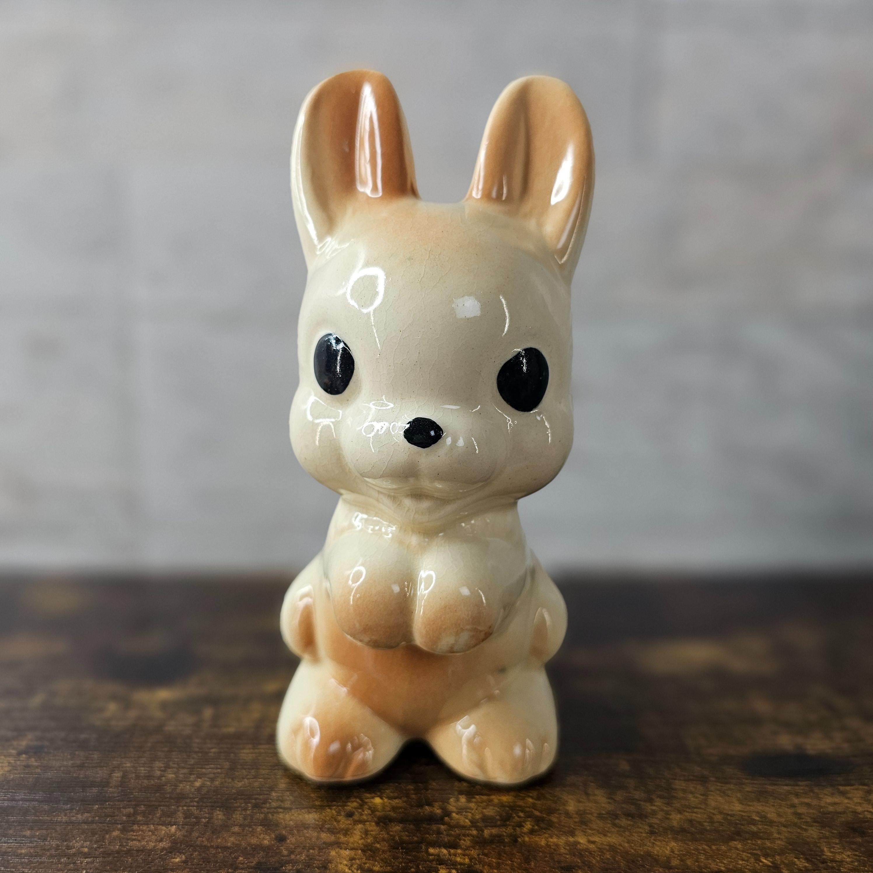 09 - Vintage 1950's REMPEL Enterprises Diamond Pottery HOPPY the BUNNY ...