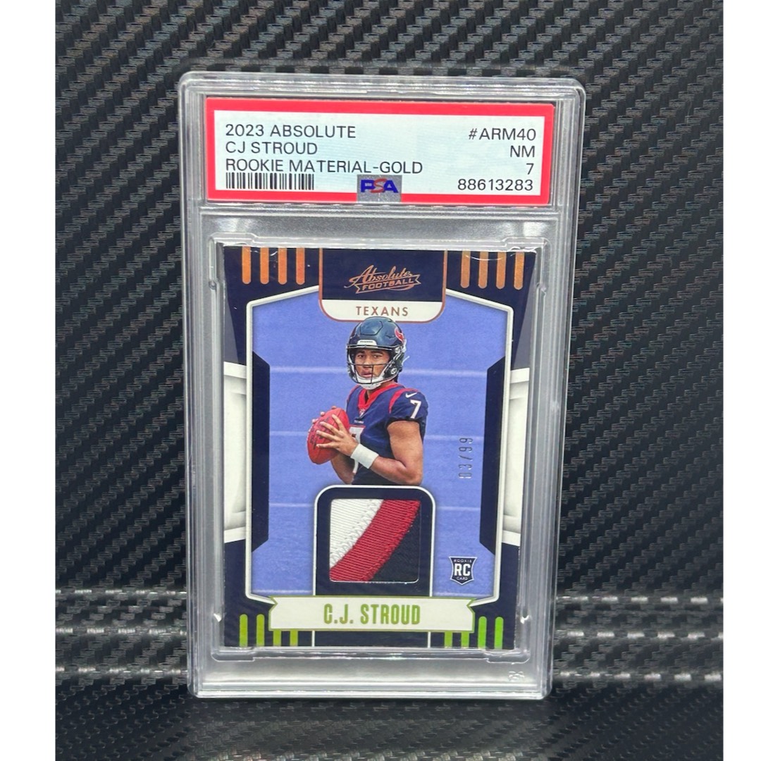 2023 Absolute Rookie Materials C.J. STROUD /99 RC GOLD #ARM-40 Houston ...