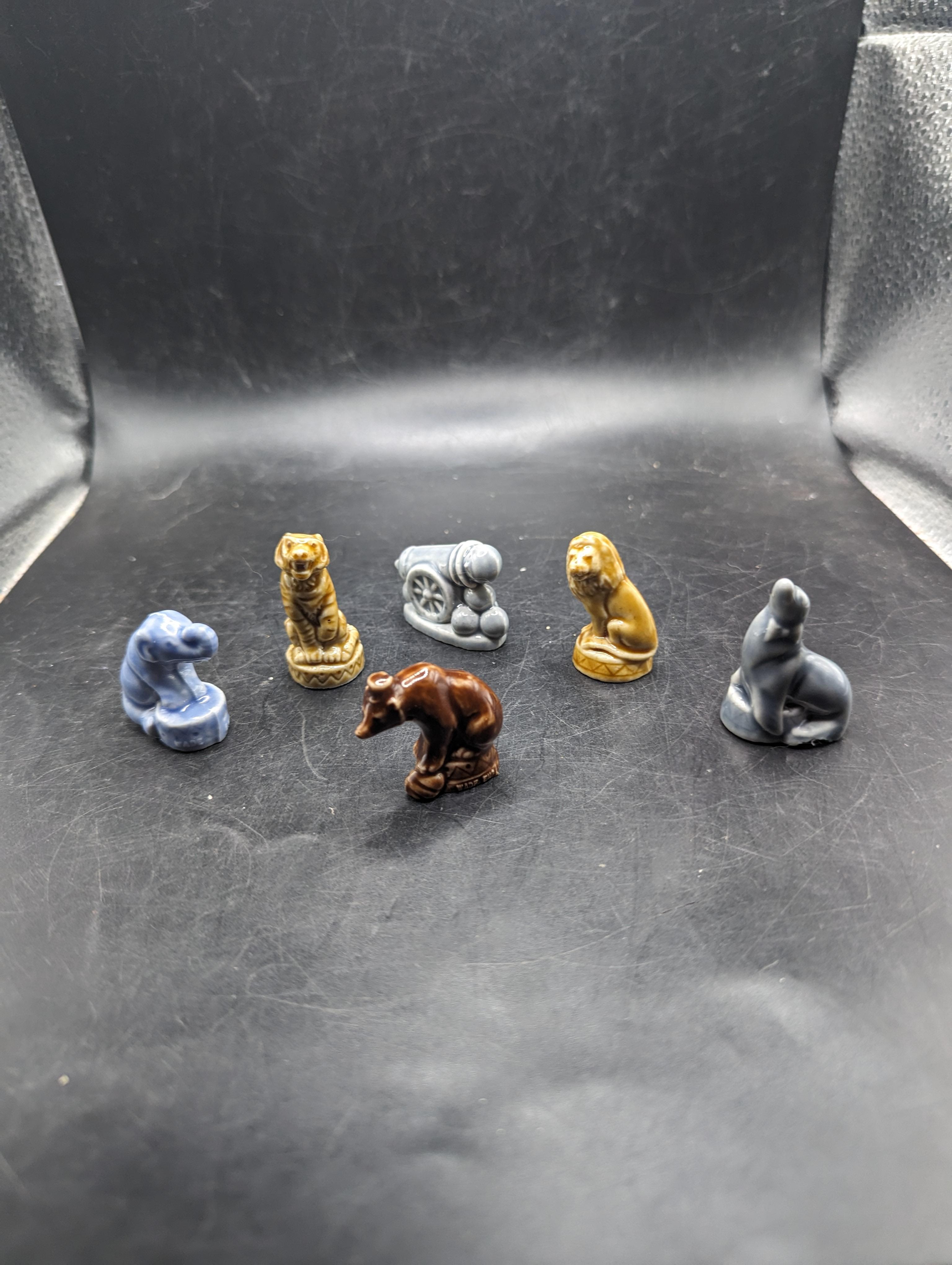 Vintage Wade Whimsies Circus Animal Figurine Set Of 6