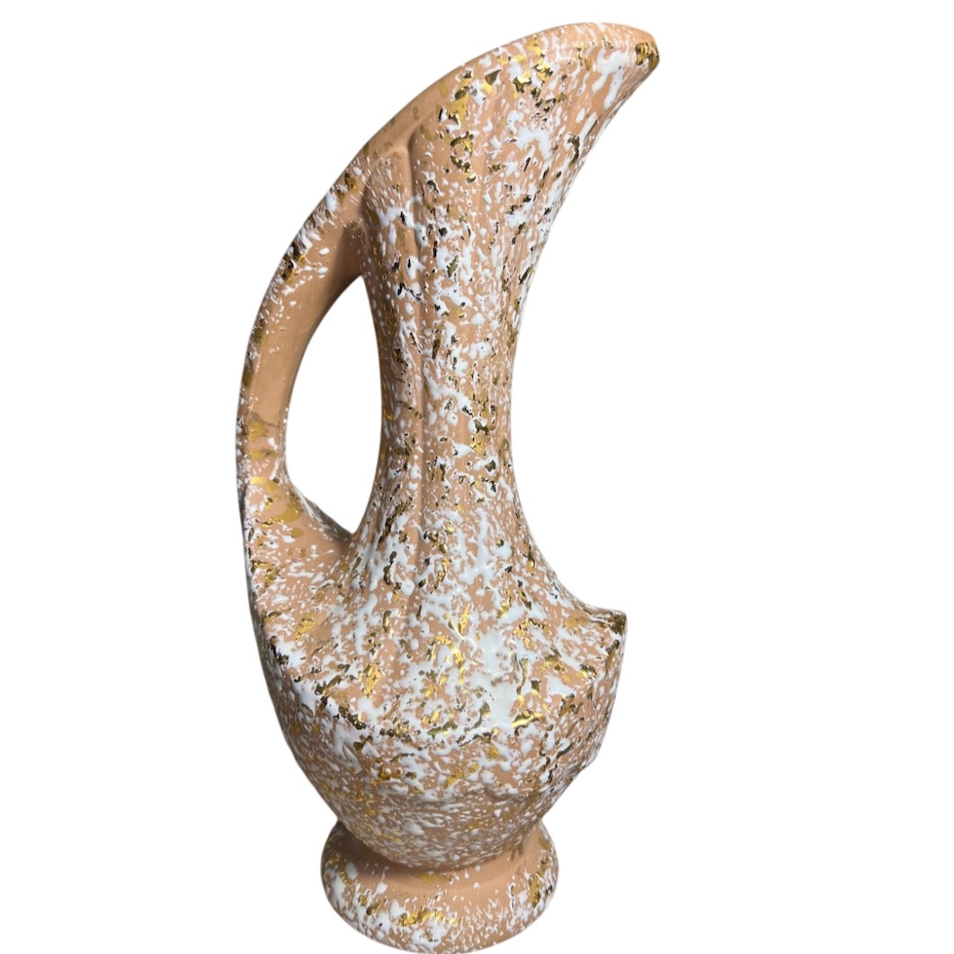 Vintage tall, mid-century modern splatter wear sponge picture