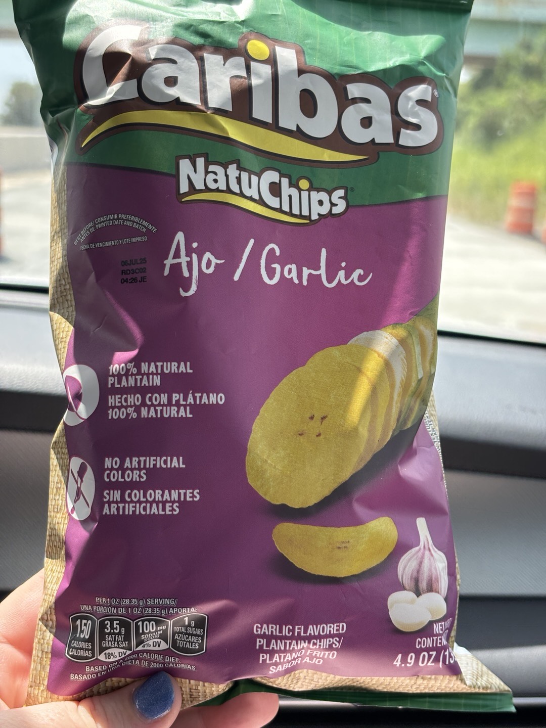 Puerto Rico Garlic Plantain Chips