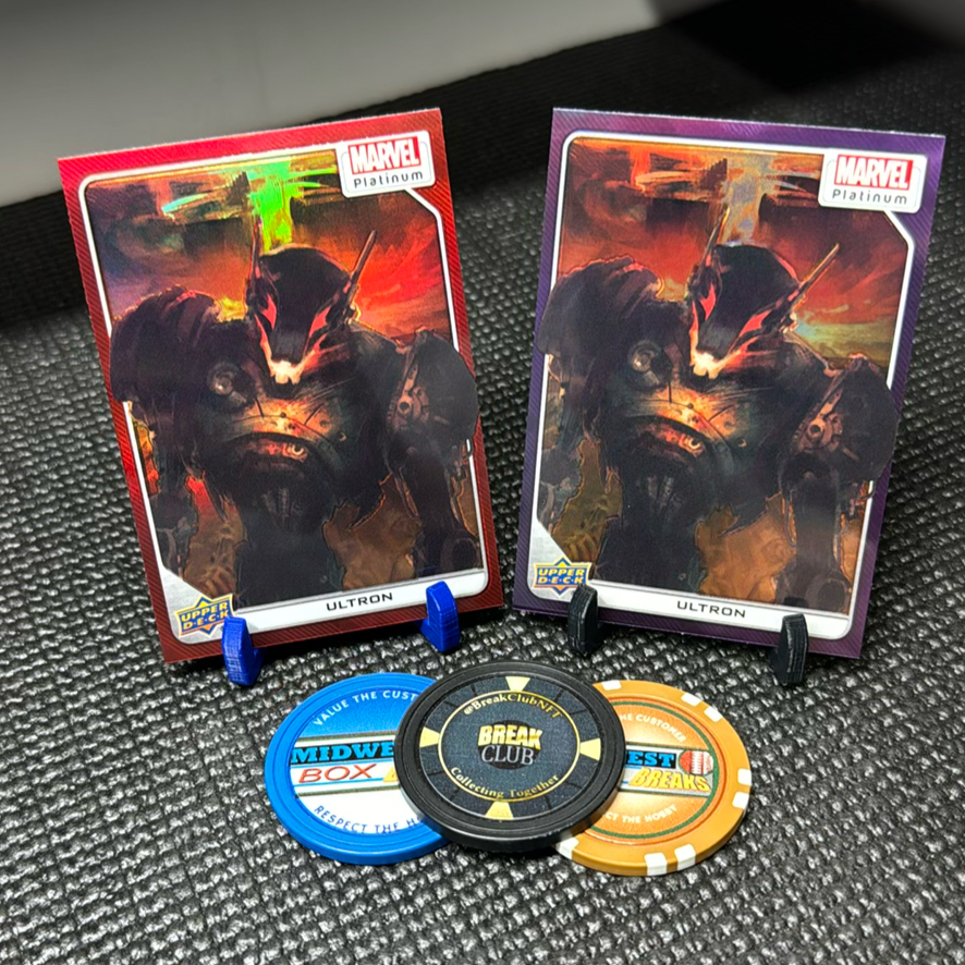 2022 Marvel Platinum Ultron Red And Purple Rainbow Lot