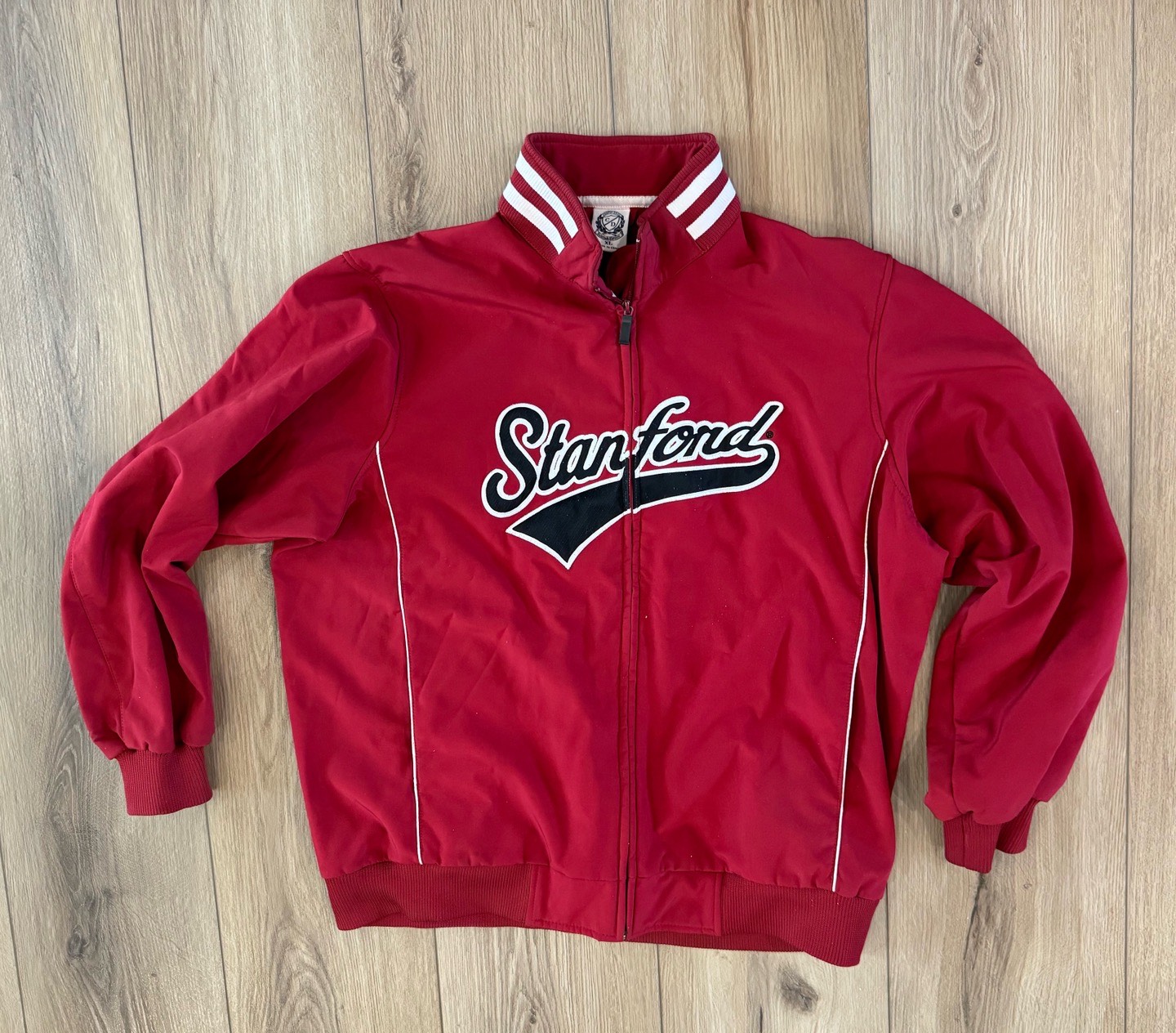 Vintage Men’s Stanford Full Zip Jacket Size XL Campus Drive Palo Alto ...