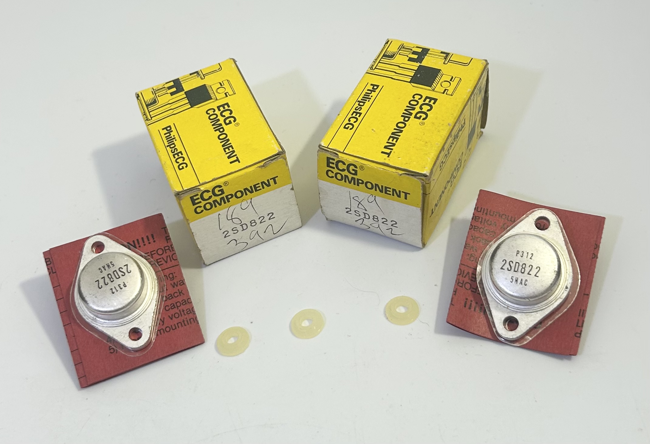 Vintage ECG Component PhilipsECG NOS Replacement Part 2SD822 Lot of 2