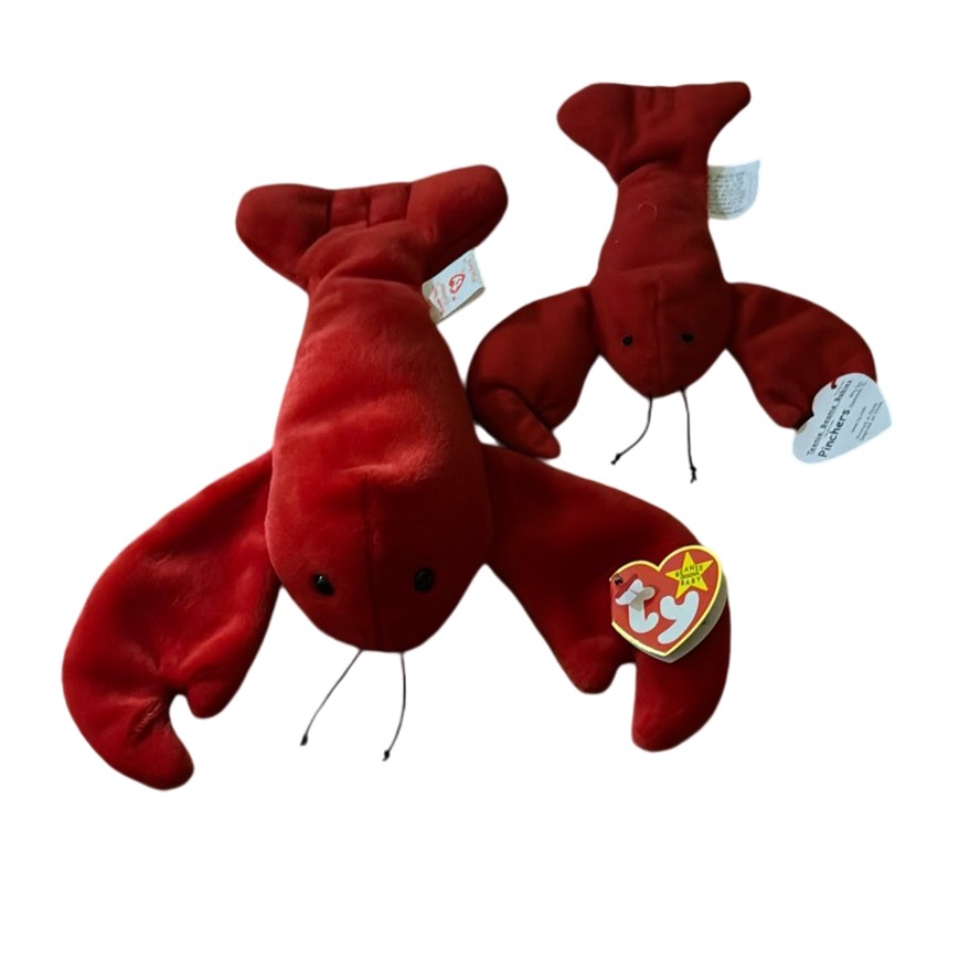 Beanie Baby Pinchers Mini And Regular