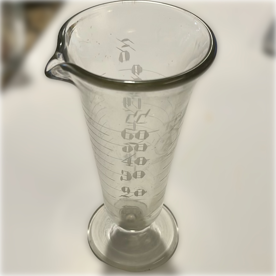 Antique Armstrong Cork Company Apothecary Beaker