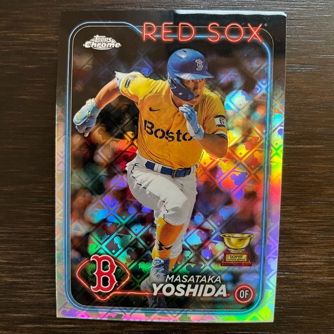 Masataka Yoshida (Boston Red Sox) 2024 Topps Chrome Logofractor #63