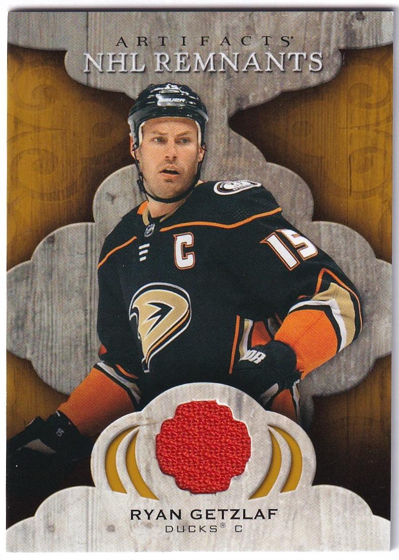 2021-22 Artifacts NHL Remnants #NRRG Ryan Getzlaf Anaheim Ducks Hockey Card