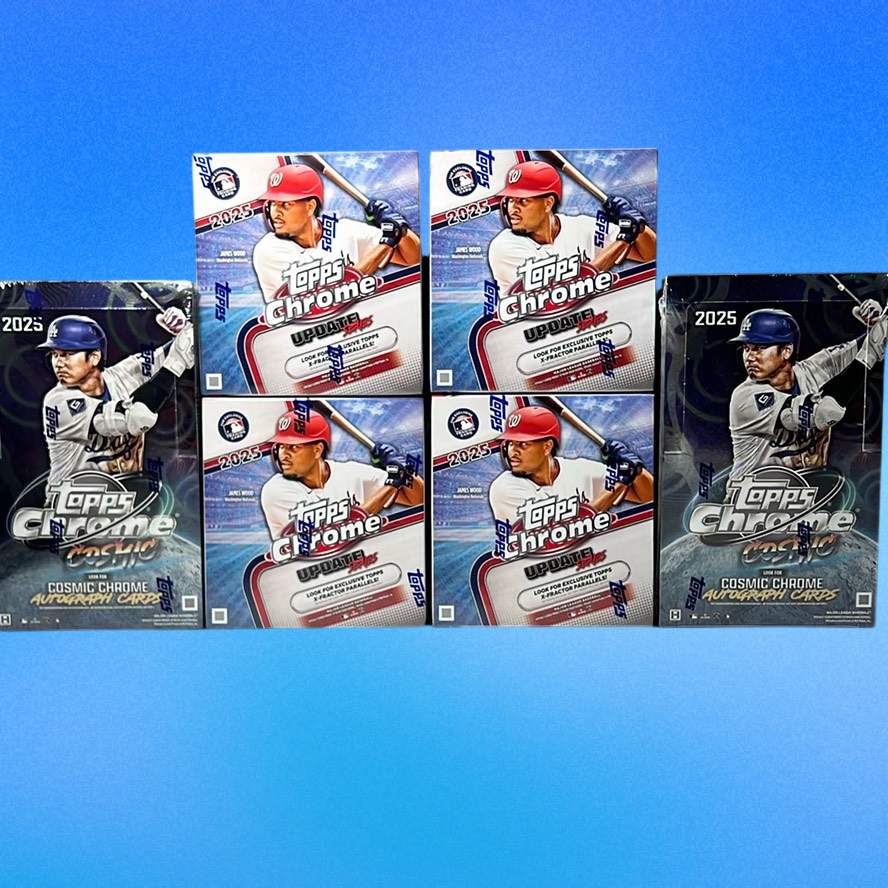 2025 Topps Chrome Cosmic & Chrome Update Baseball 6 Box PYT Mixer Live ...