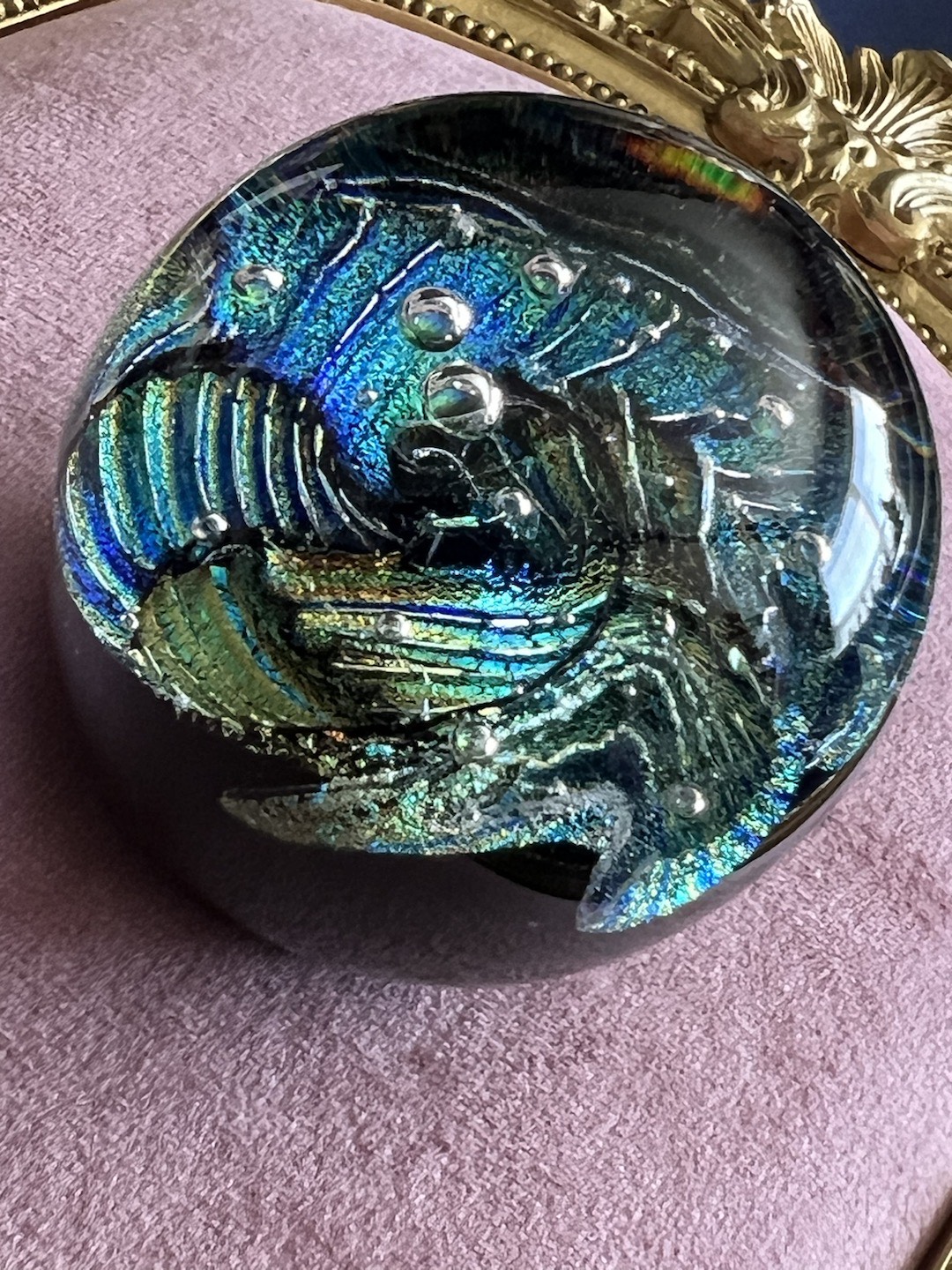 #1 Vintage Schneider American Studio Art Glass Paperweight. Amazing art ...