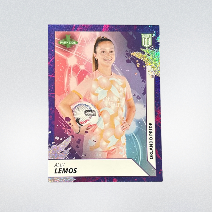Ally Lemos 2024 Parkside NWSL Vol. 1 Base Purple /10 Orlando Pride ...