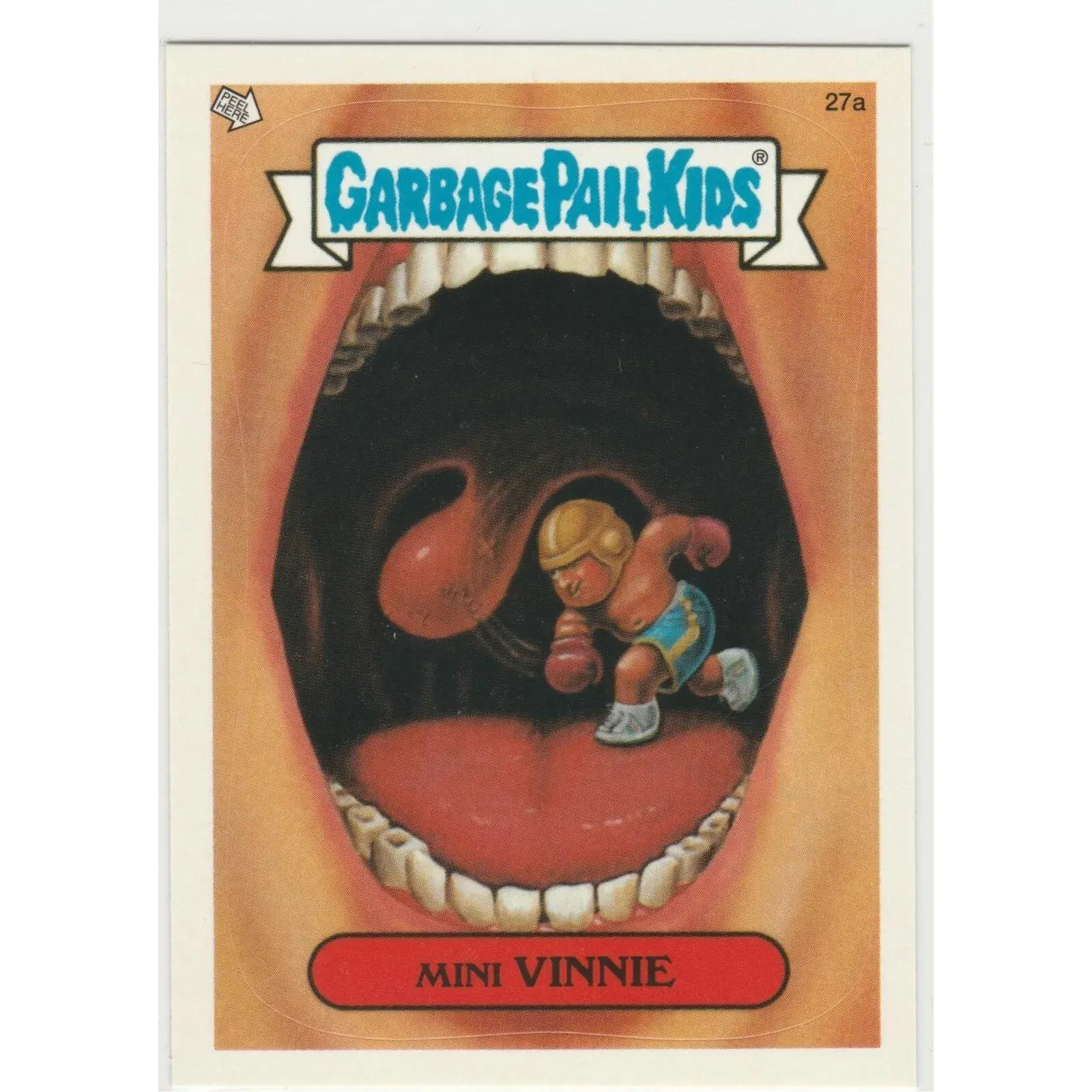 Mini Vinnie #27a Garbage Pail Kids GPK boxer boxing punching bag