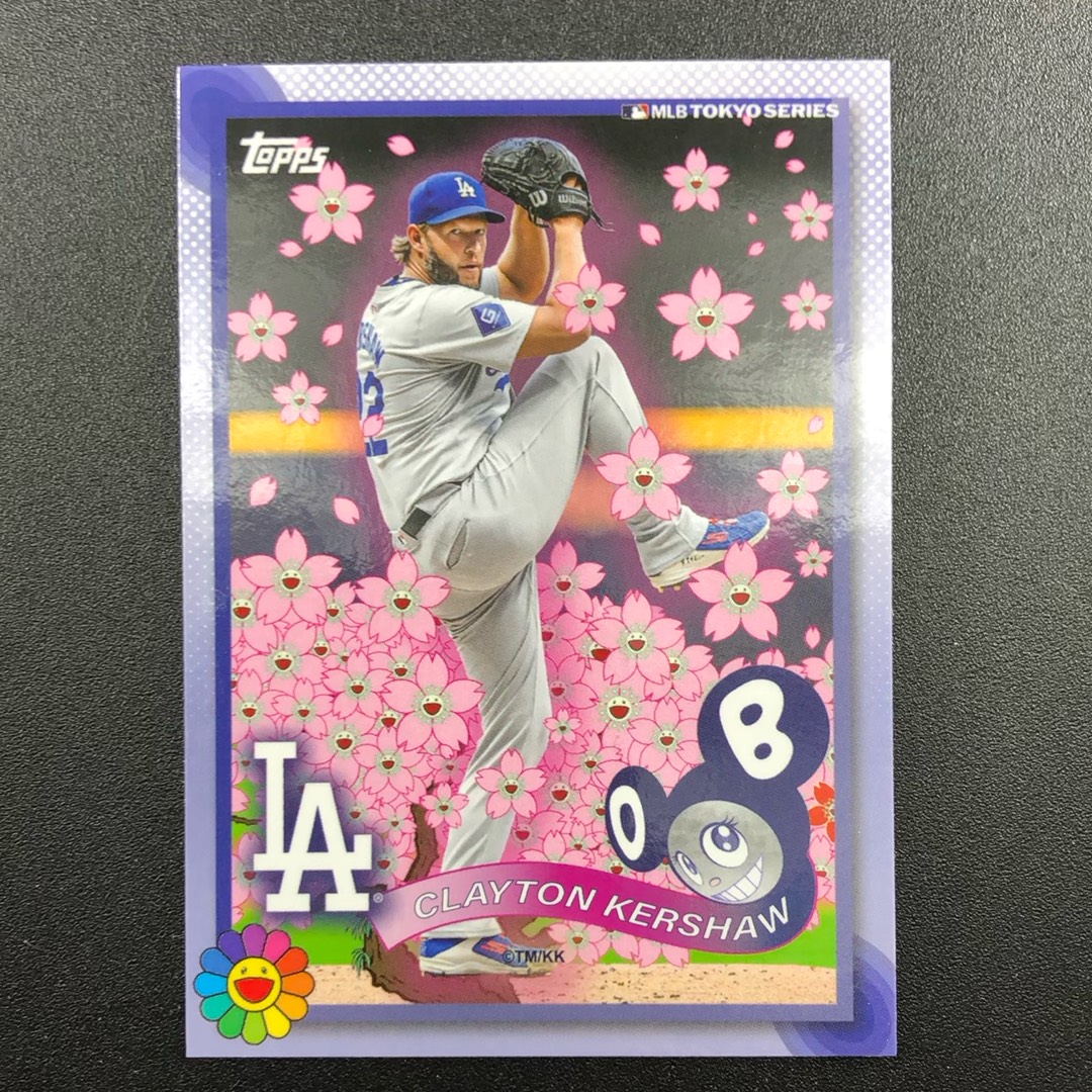 2025 Topps Tokyo Series Takashi Murakami Exclusive Clayton Kershaw Los ...