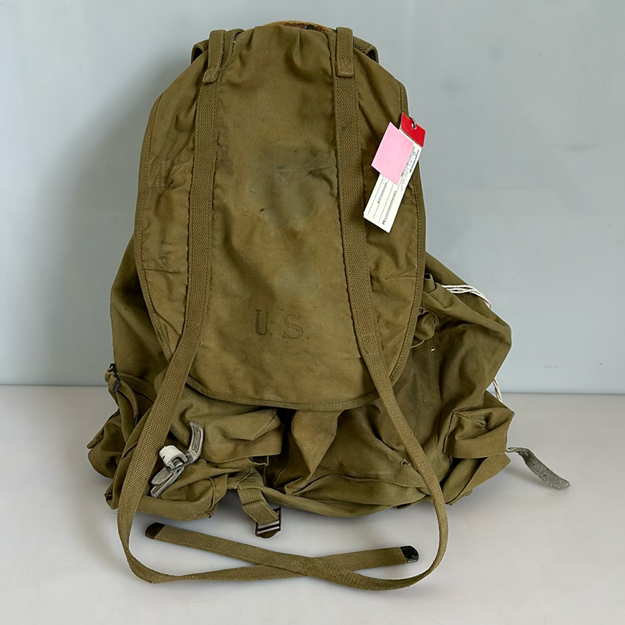Vintage Us Military Backpack Owned By Becky Wahlstrom