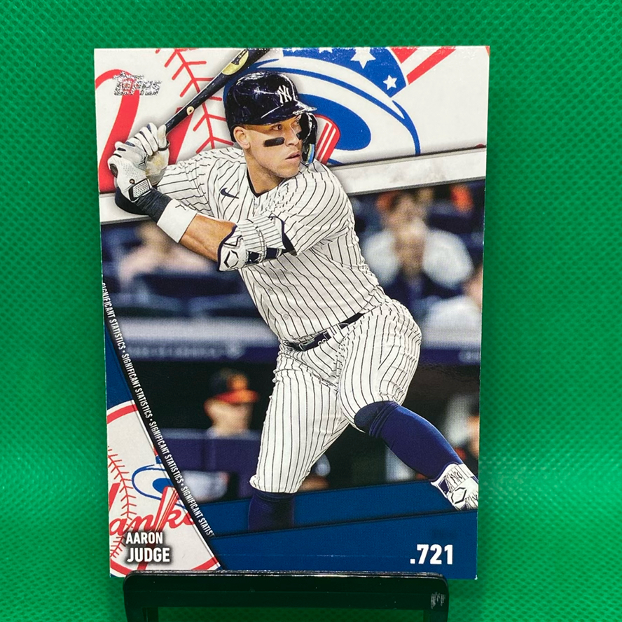 2024 Topps Series 2 Aaron Judge Significant Statistics Insert. New York ...