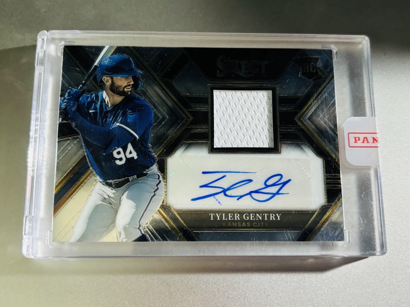 Tyler Gentry 2023 Select Patch Auto Kansas City Royals #9 Prospect