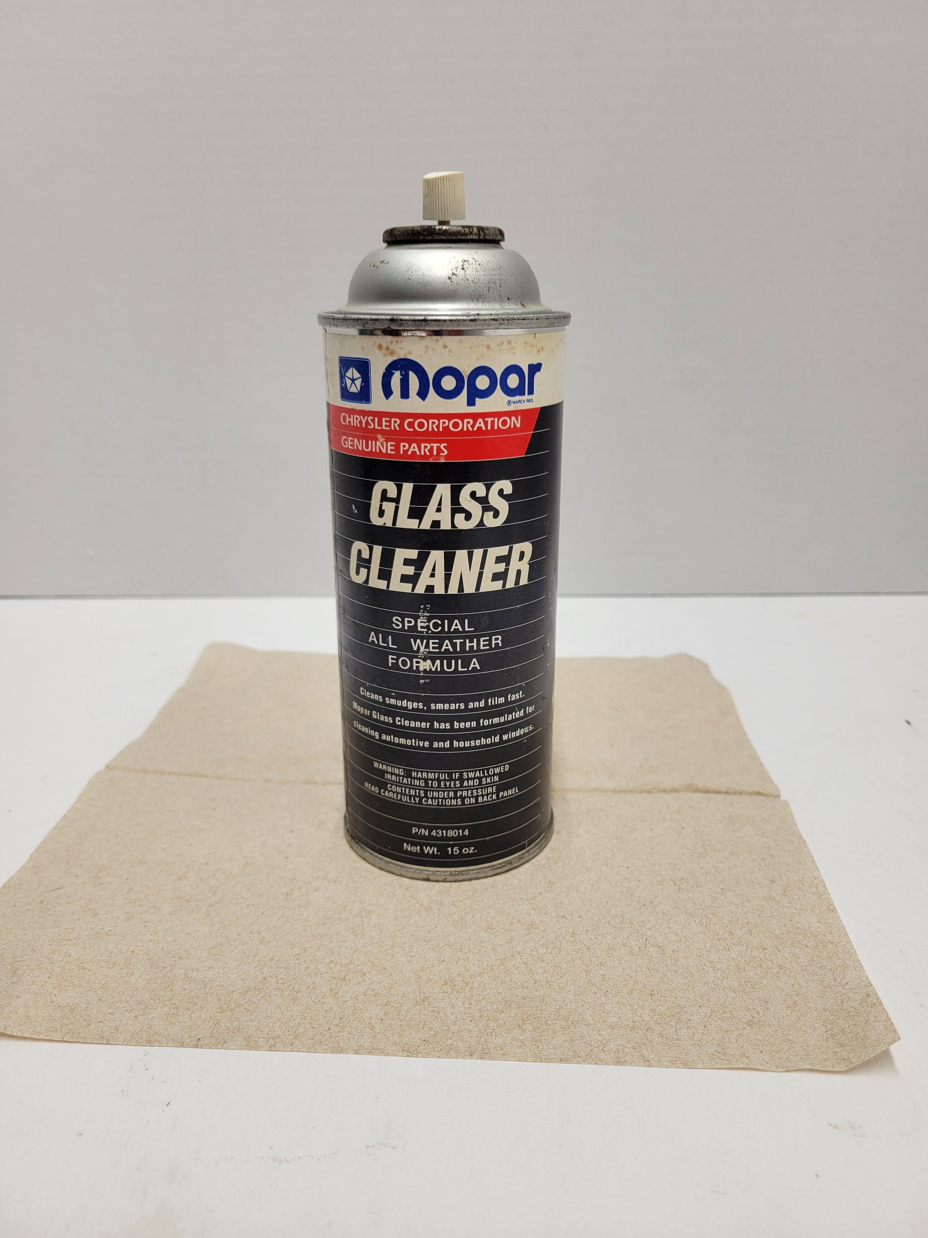 Mopar Glass Cleaner Spray Can Chysler Man Cave Decor
