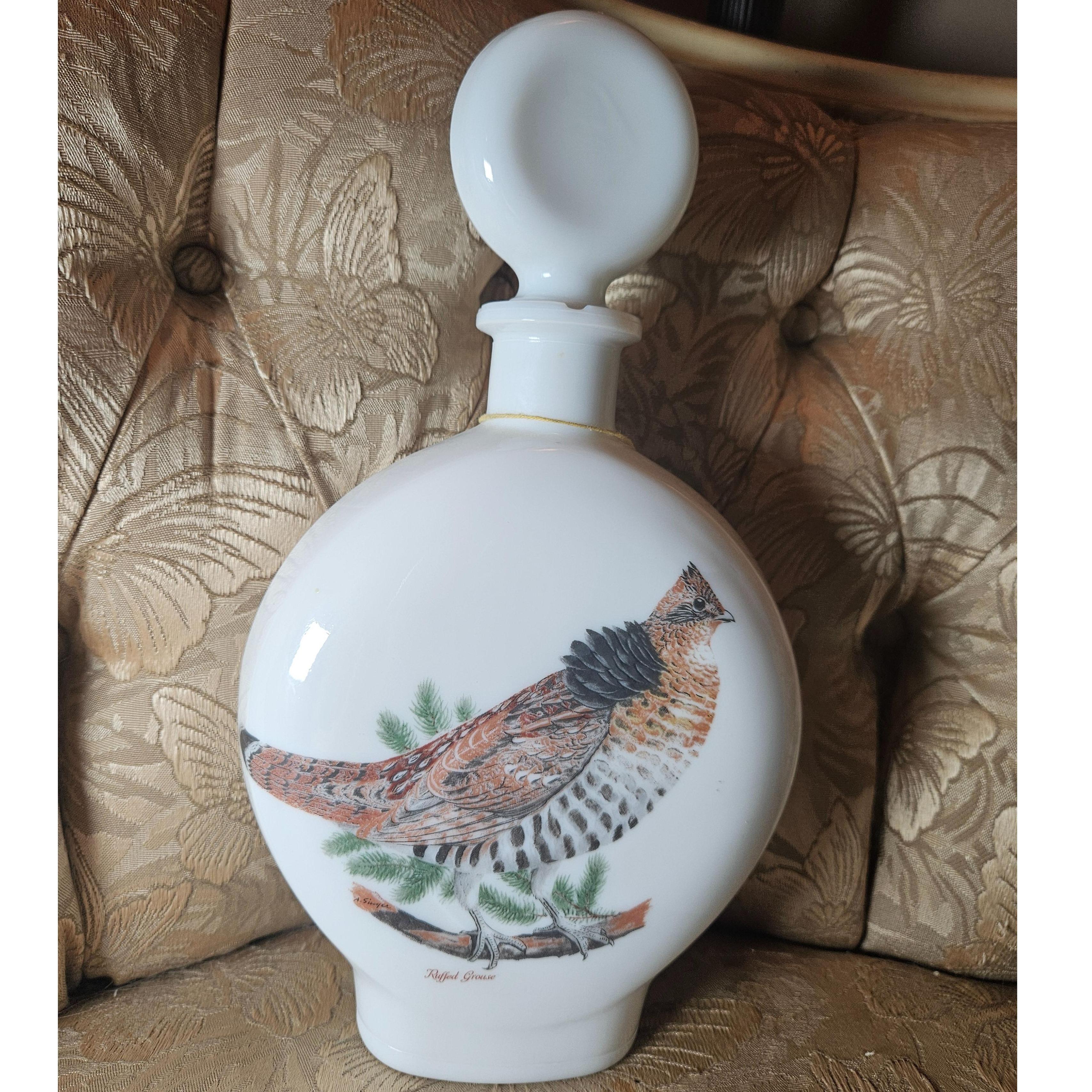Vintage 1969 Field Birds Ruffed Grouse Edition #5 Whiskey Decanter Empty
