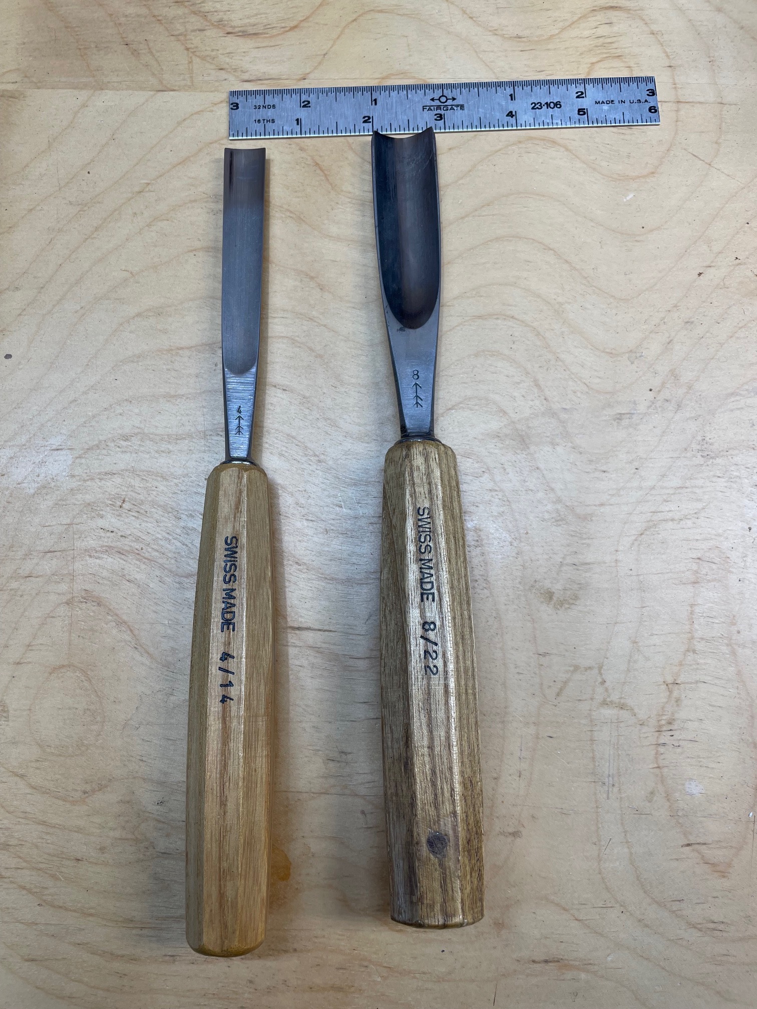 Two Pfeil/Swiss Made Gouges