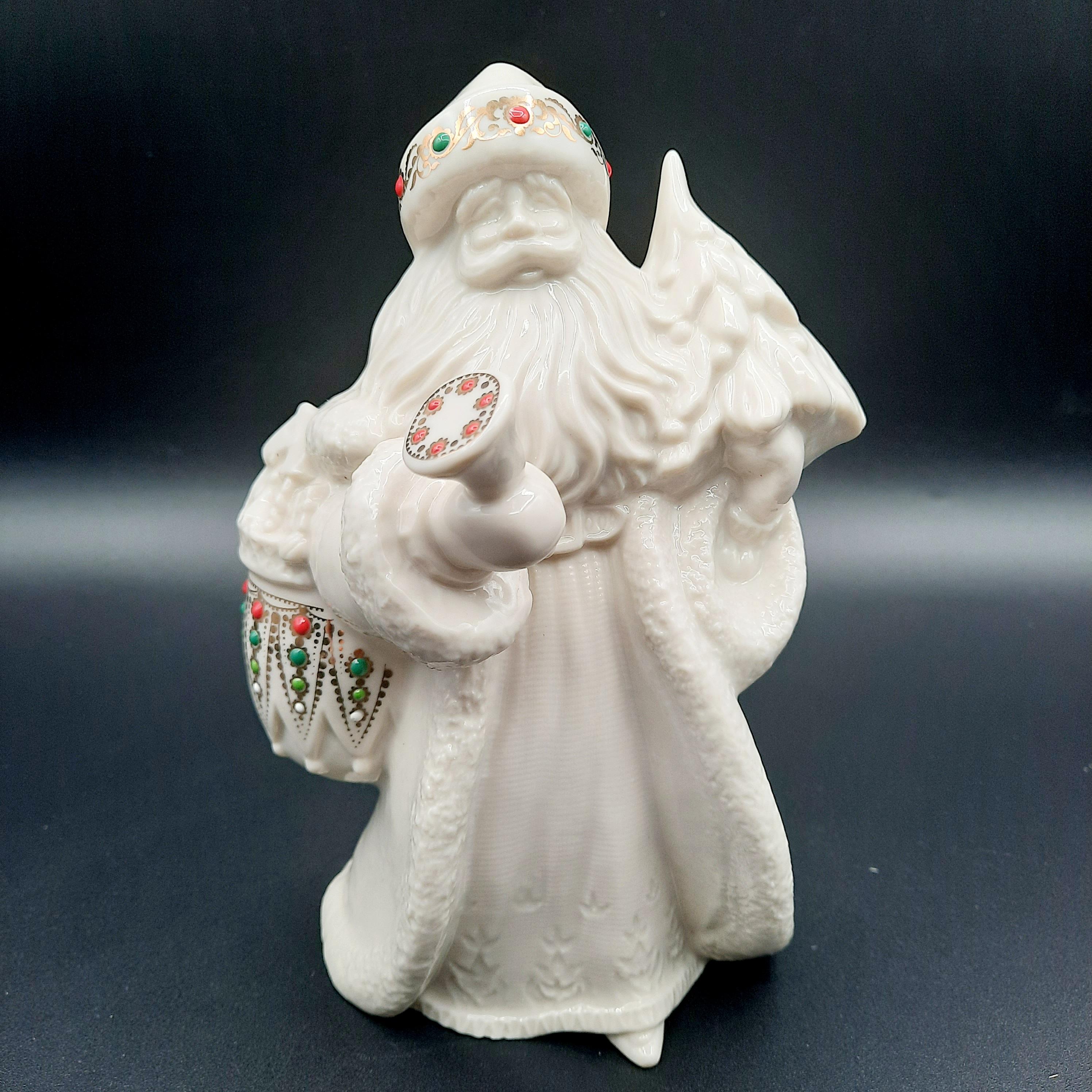Lenox China Jewels Collection 3rd In Series Christmas Santa Figurine