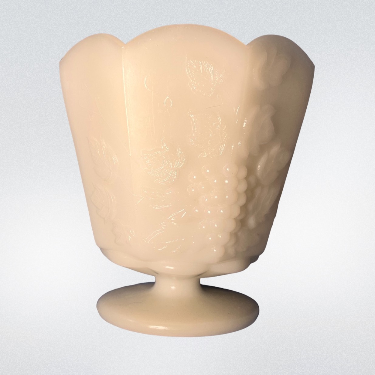 Vintage Napro Milk Glass