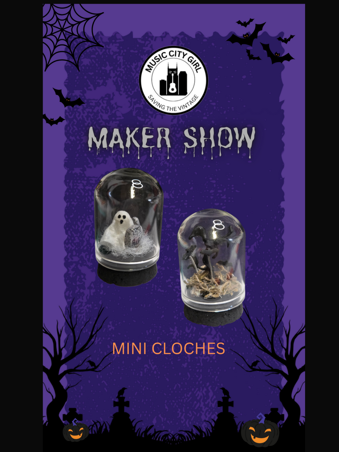 👻🕸🕷 Maker Show: Mini Cloches