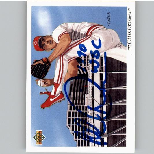 Rob Dibble Signed Cincinnati Reds 1992 Upper Deck Baseball Card #305