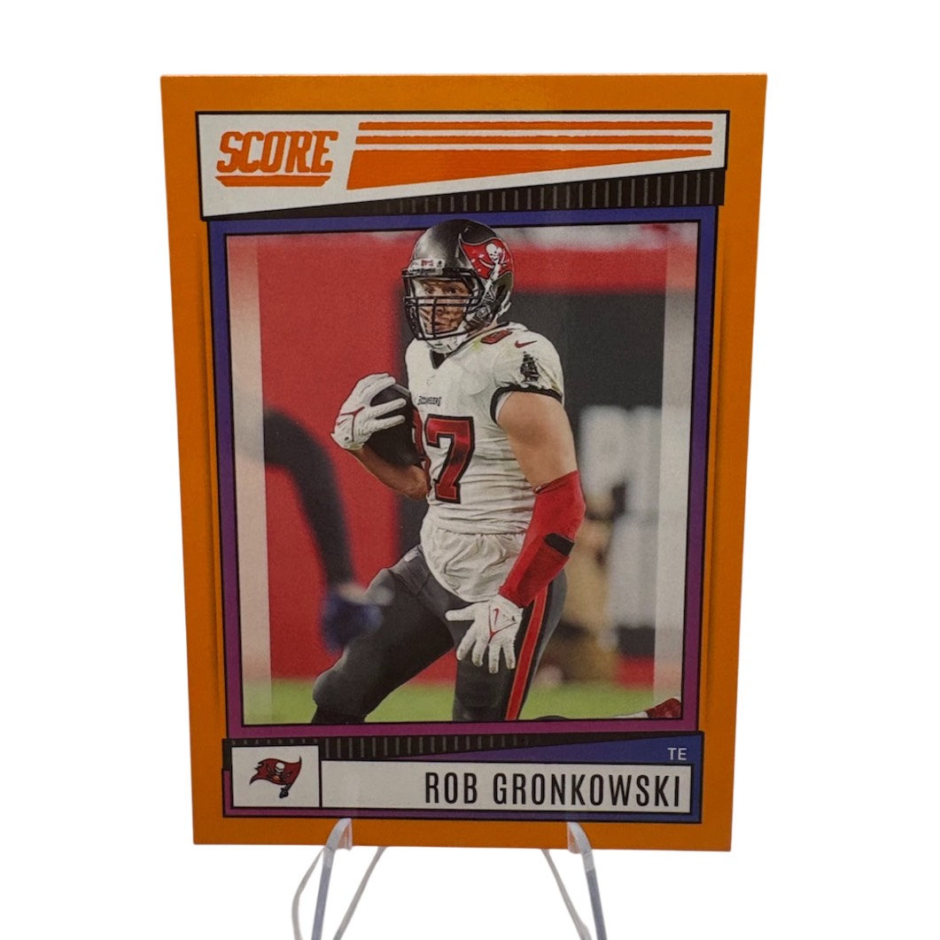 Panini Score Rob Gronkowski Orange Tampa Bay Buccaneers