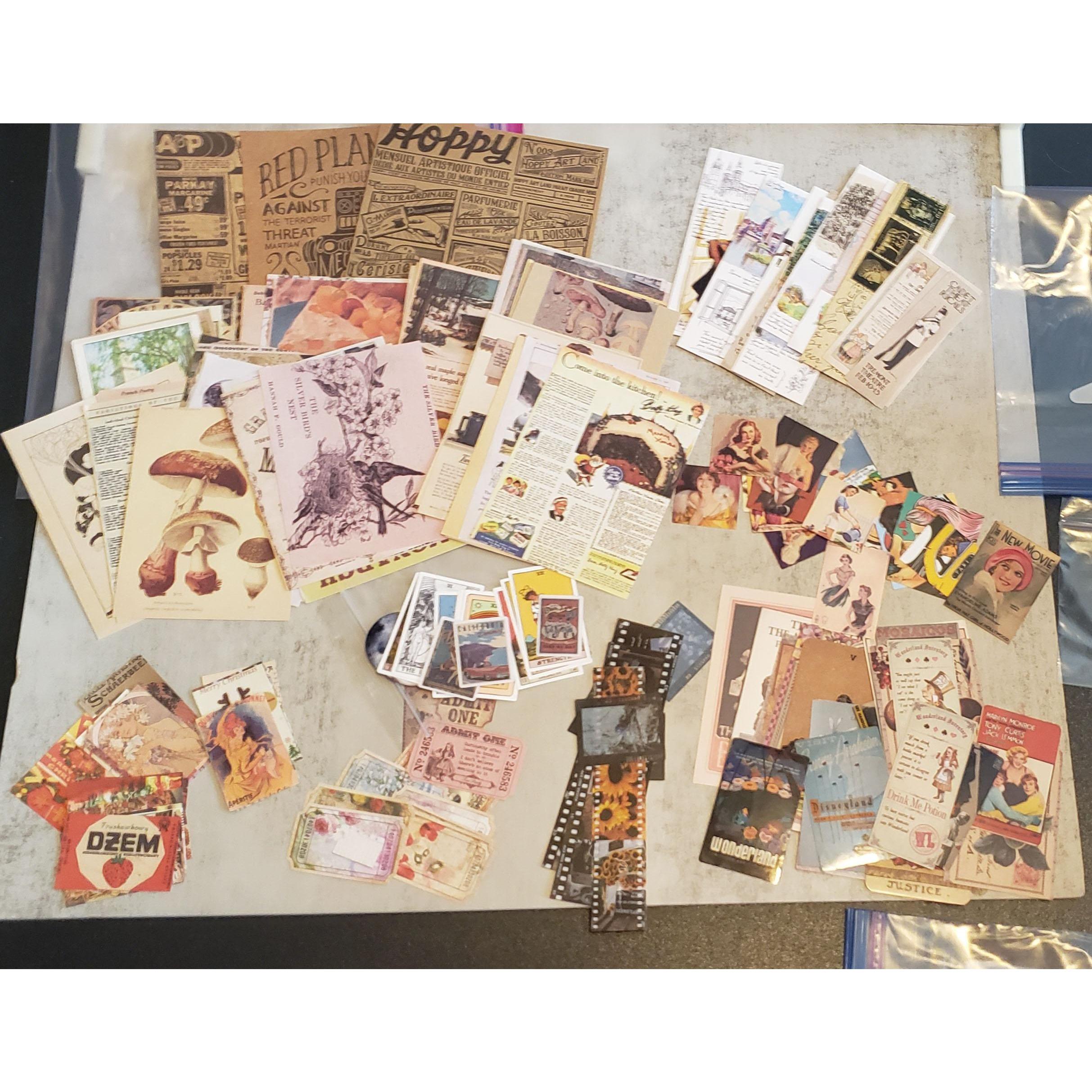 Ephemera Cutouts DIY Projects with a Vintage Look