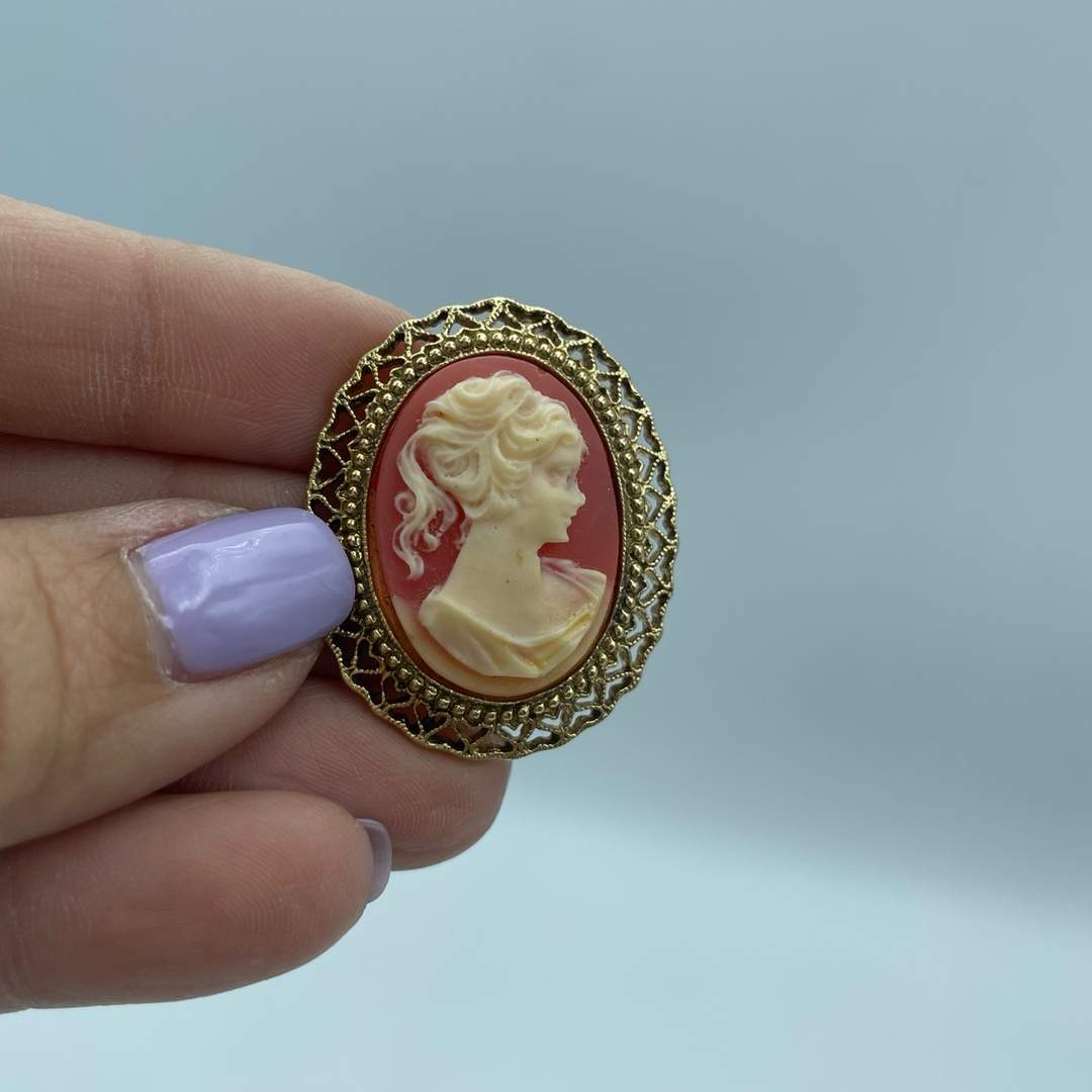 #31 - Cameo Style Brooch