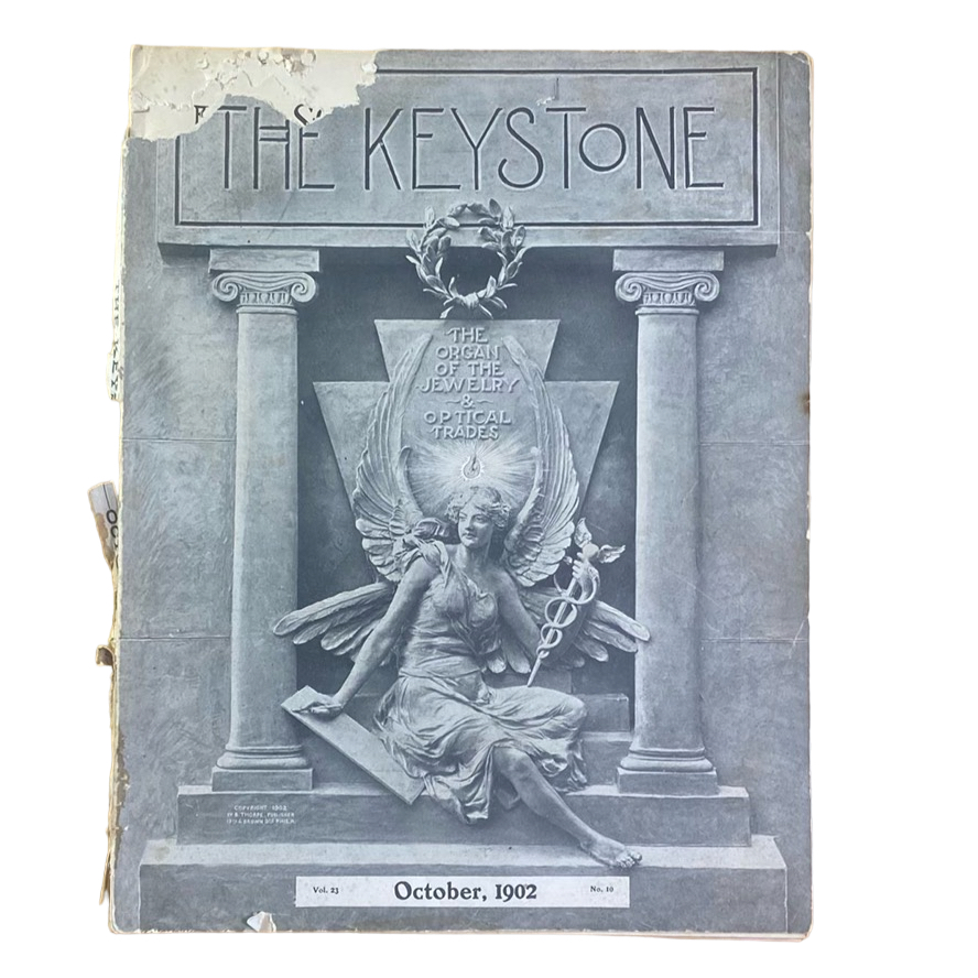 Antique 1902 The Keystone Jewelry And Optical Trade Magazine