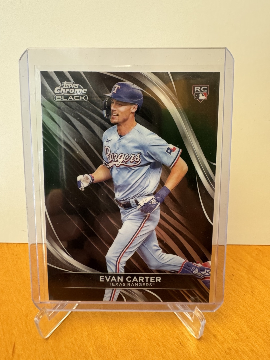 Evan Carter 2024 Topps Chrome Black Rookie Card - Boston Red Sox