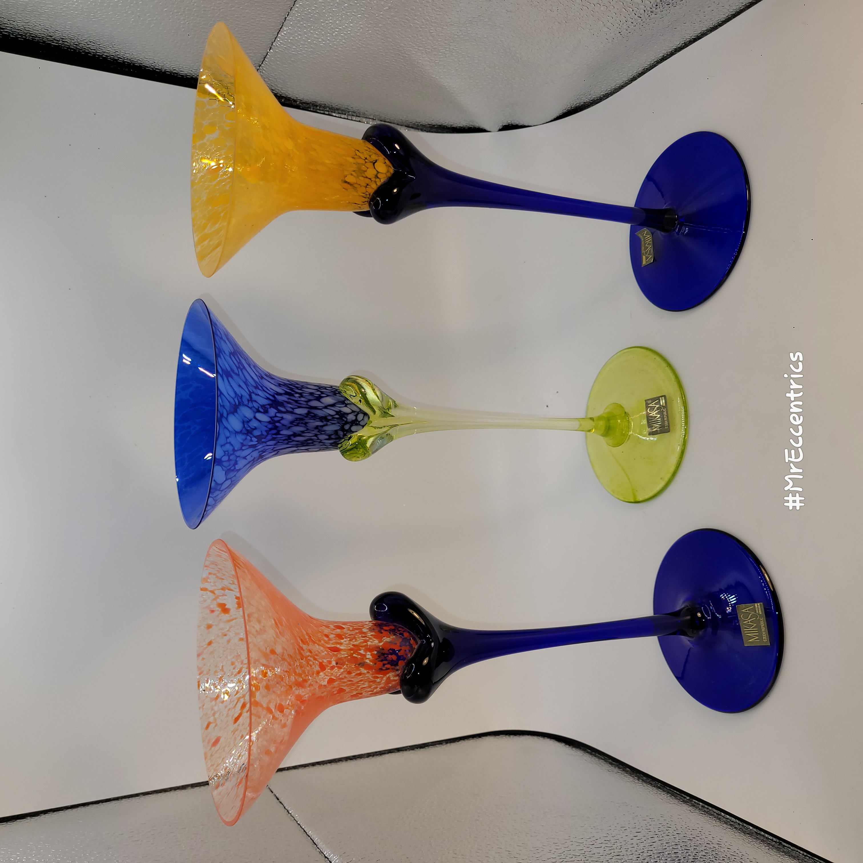 VTG 90s Atelier Morava Art Glass Candlestick Holder by Jiri Vosmik ...