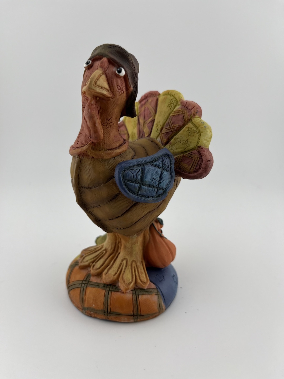 Derpy Looking Colorful Turkey