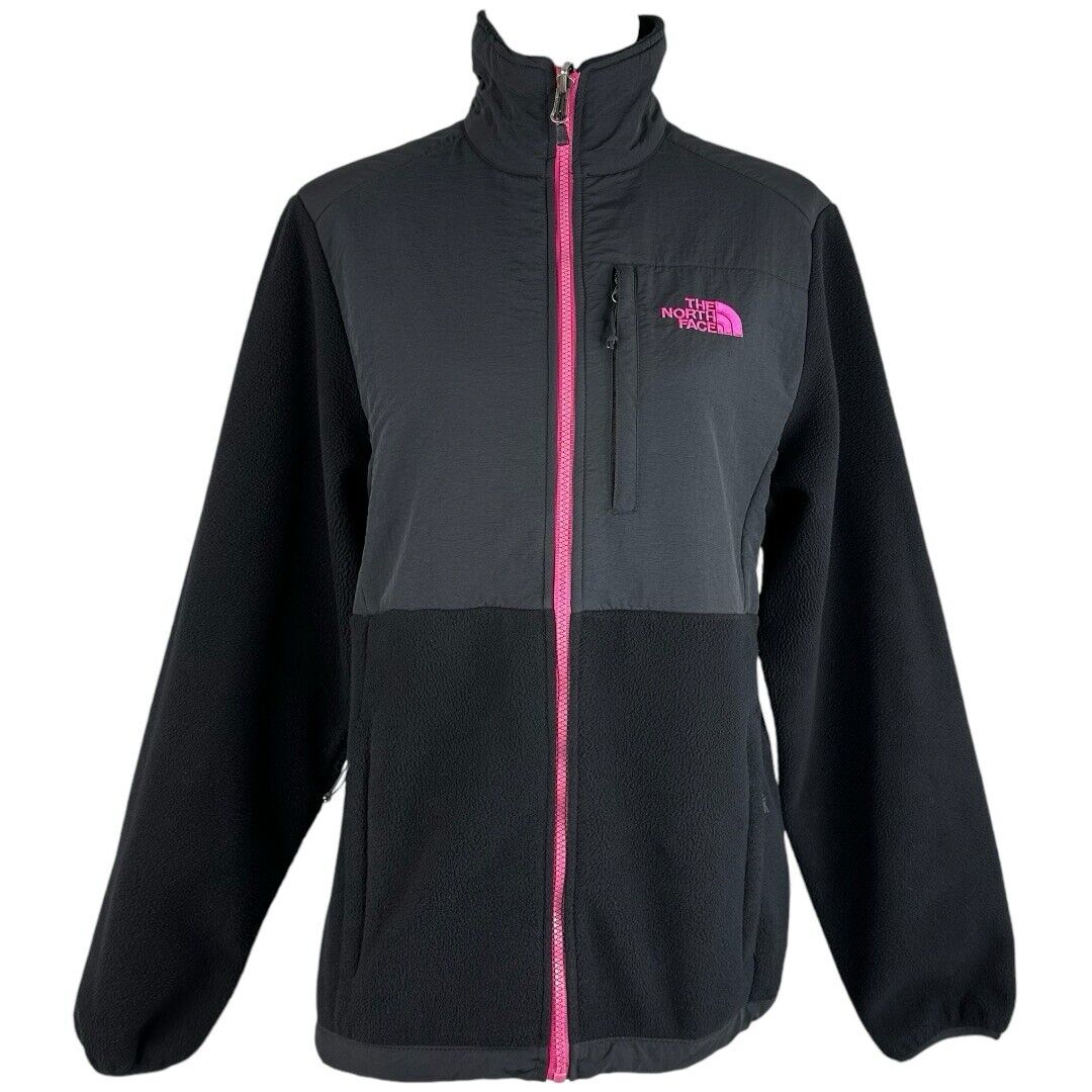 The North Face Women’s Black Pink Polartec Classic Fleece Full Zip ...
