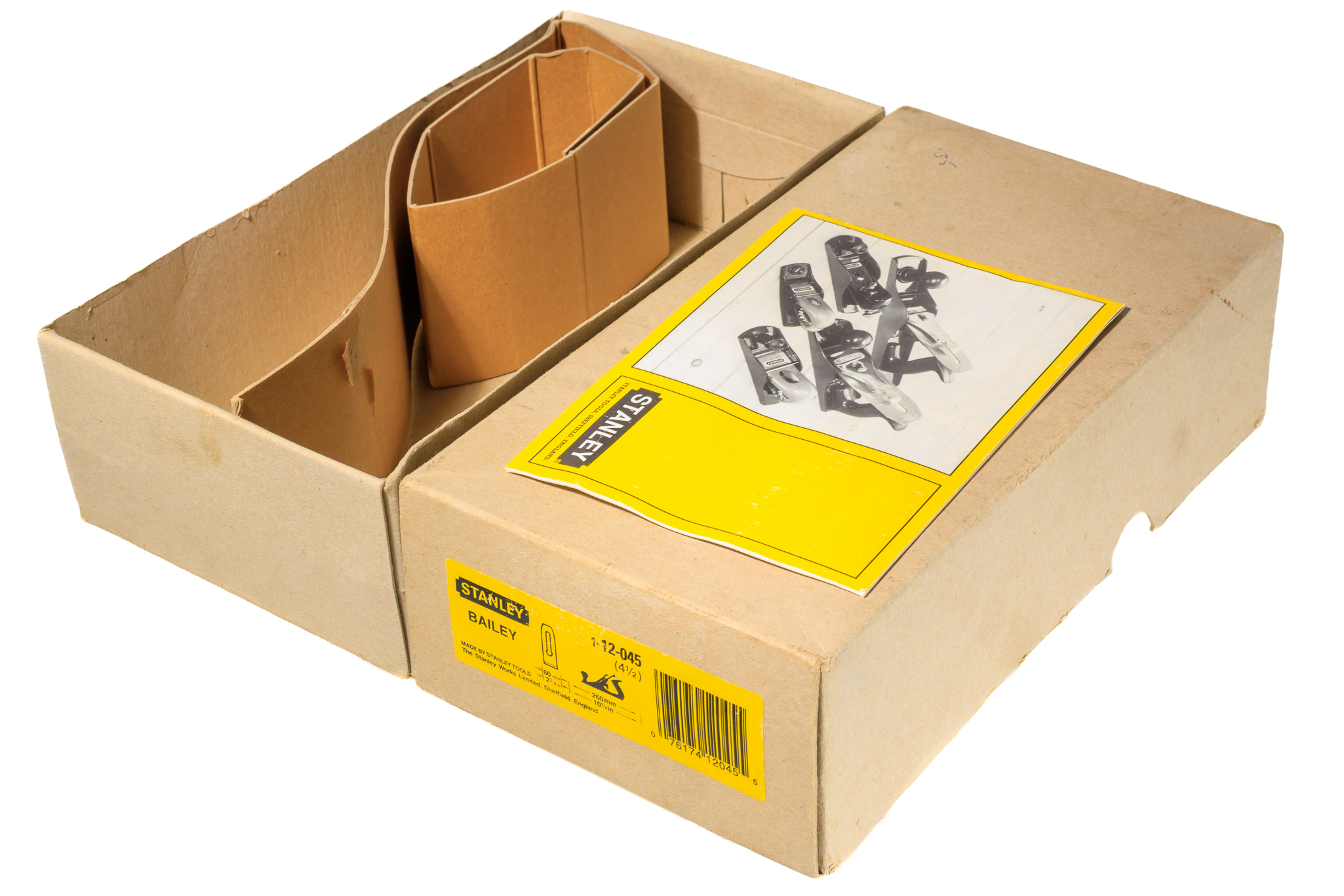 New Old Stock Made In England Stanley No. 4-1/2 Hand Plane Box ...