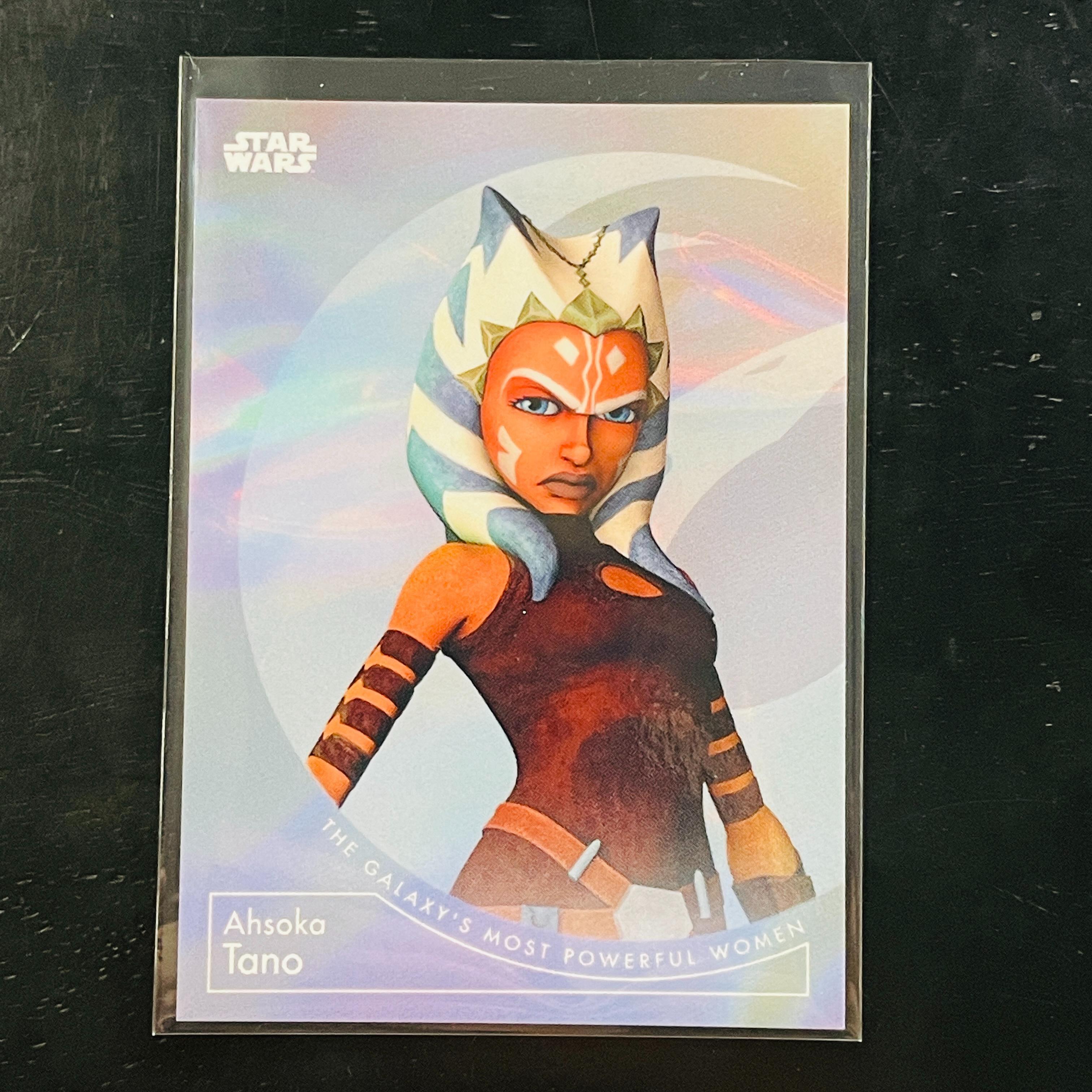 Ahsoka Tano Star Wars Topps Card - The Galaxy's Most Powerful Women Series
