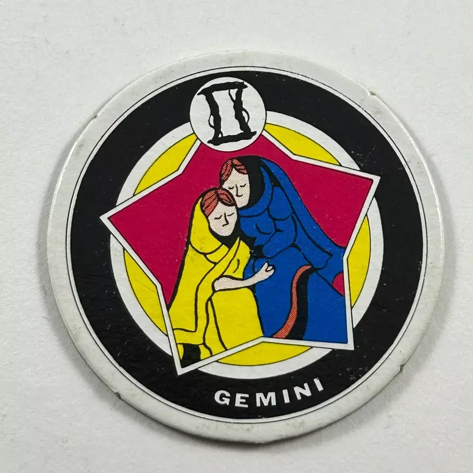 POGs Gemini POG #3 Zodiac Sign Astrology Made in Taiwan R.O.C. - 65