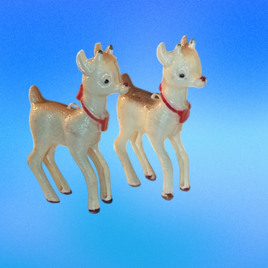 Vintage Plastic Rudolph (2)