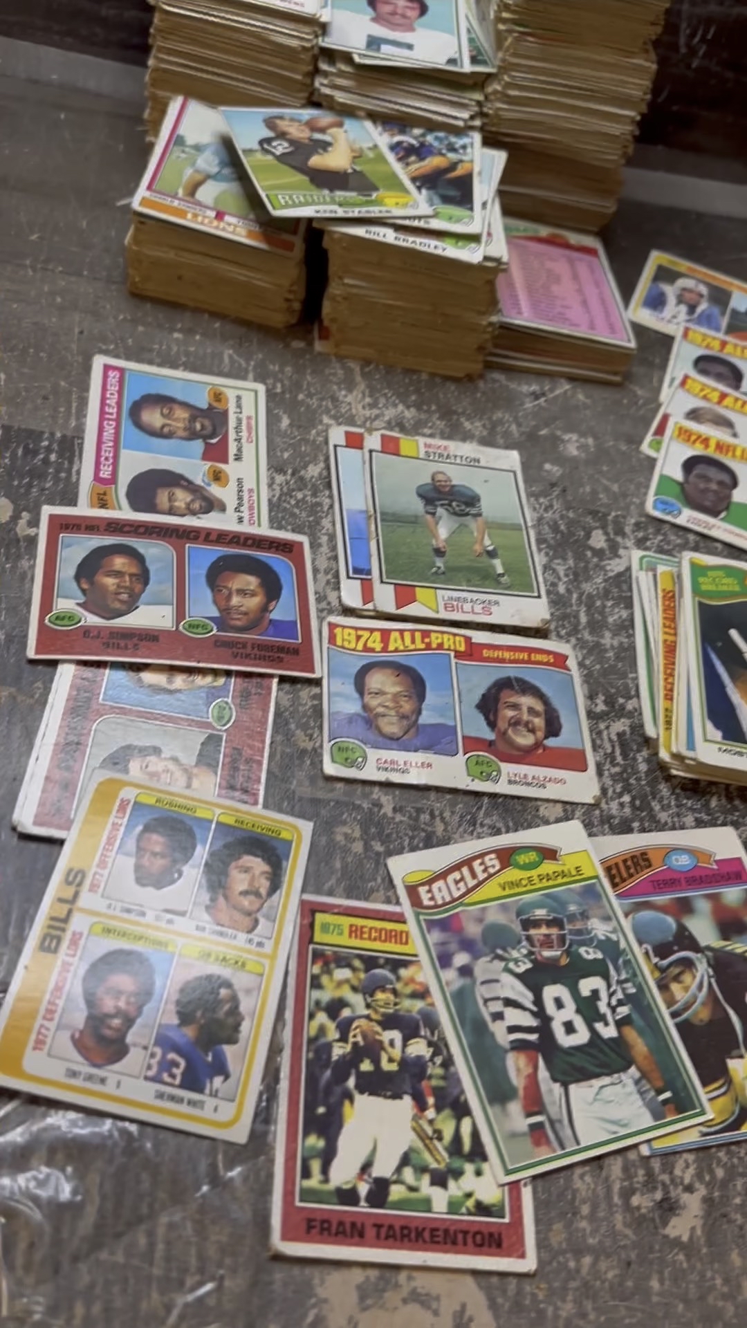 1970s Football Cards Plus Bonus Box Of Baseball Misc. Big Lot