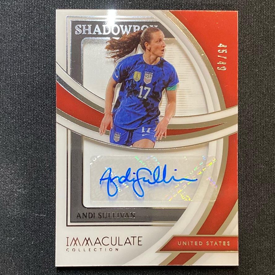 Andi Sullivan Immaculate Shadowbox Auto - USWNT - 45/49 - Women’s Soccer