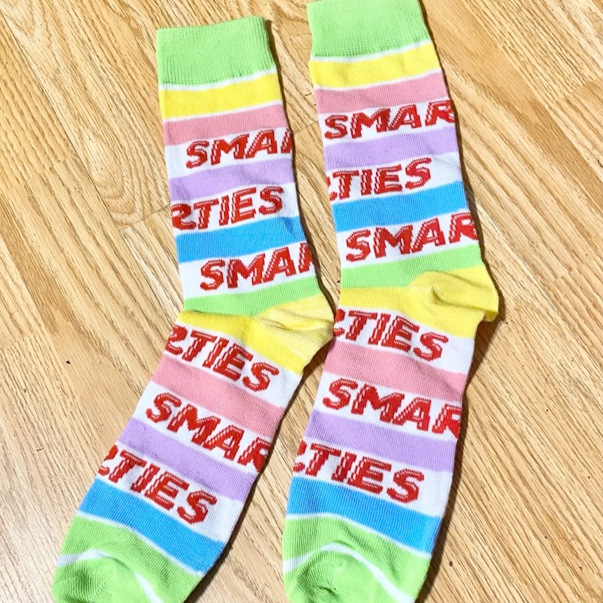 Smarties Candy Crew Socks Men’s Size 6-12