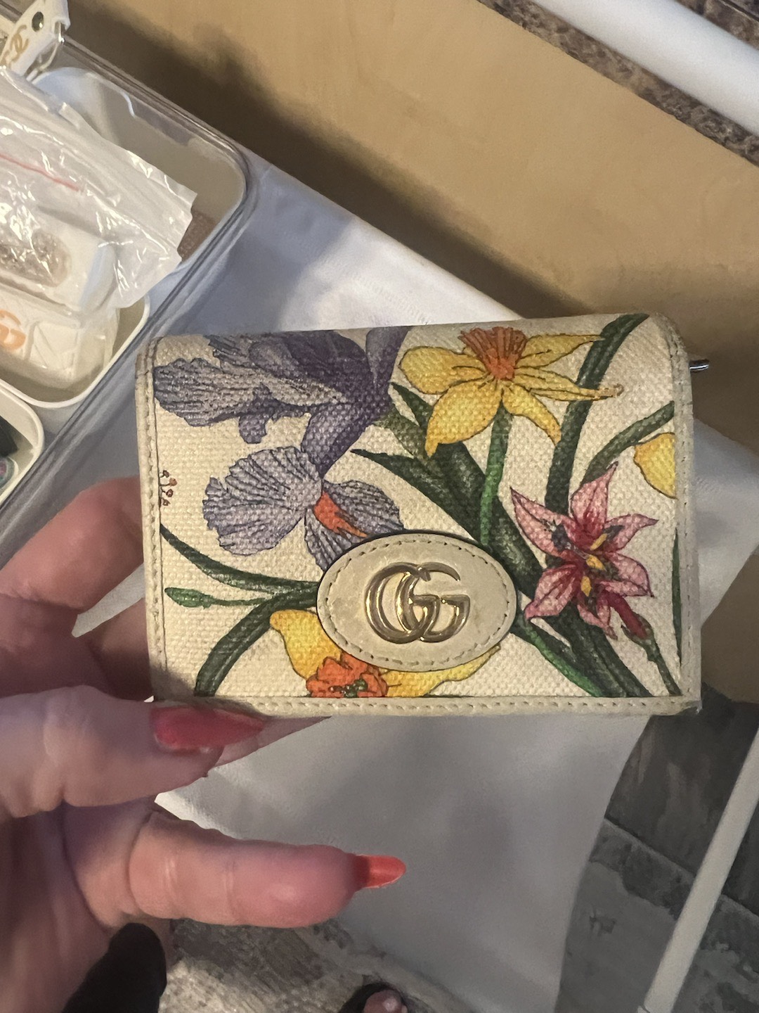 Gucci Flora Print Wallet