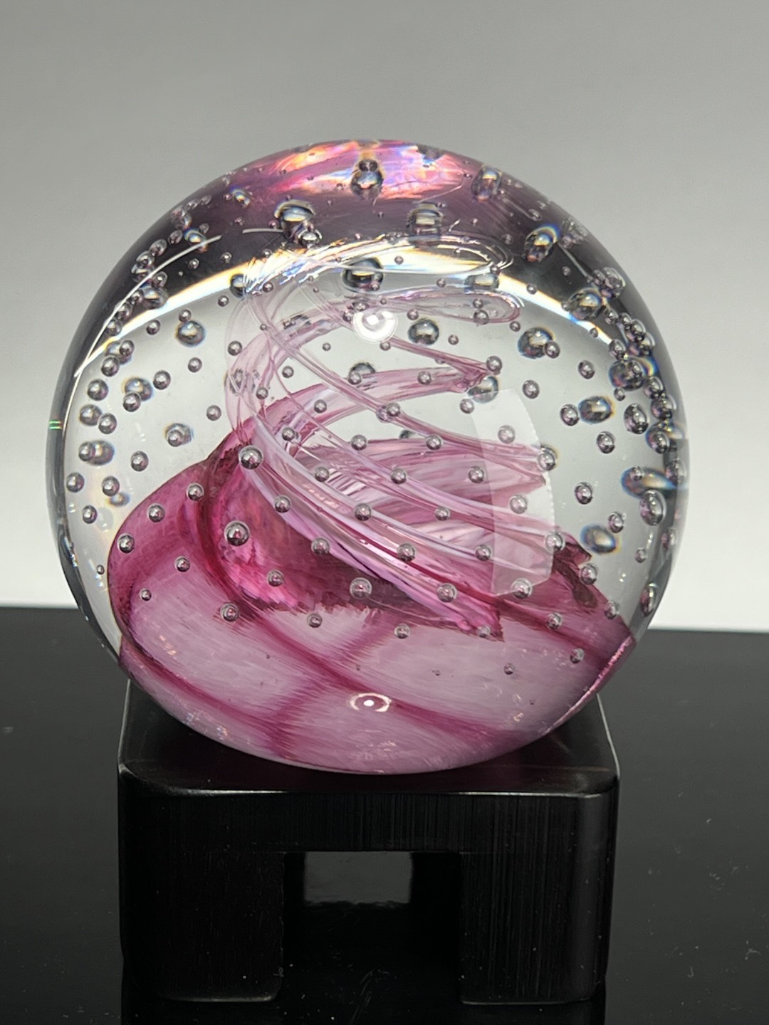 #17 - Caithness Cauldron Art glass Paperweight