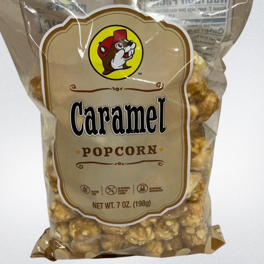 Buc-ee's Caramel Popcorn 7 oz. Bag