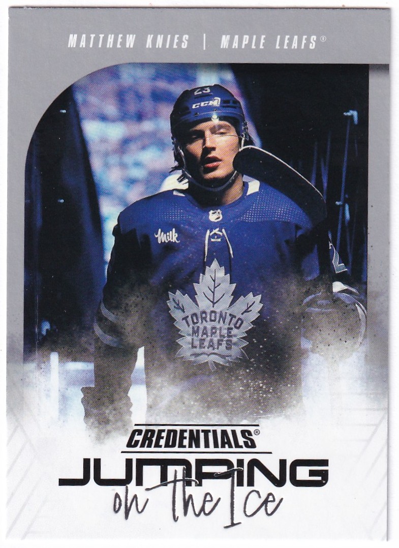 2024-25 Upper Deck Credentials Jumping on the Ice #JIMK Matthew Knies ...