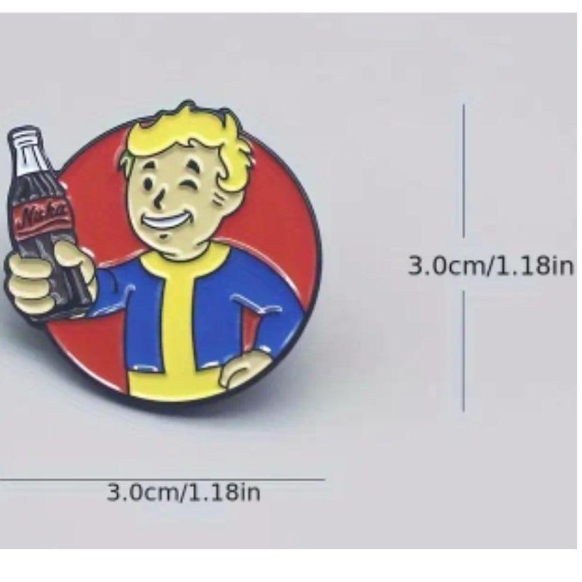 Vault Boy Nuka Cola Lapel Pin