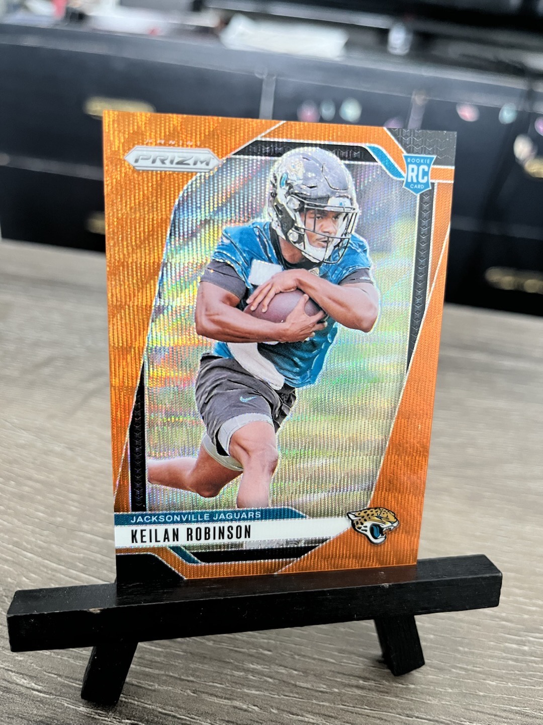 Keilan Robinson 2024 Panini Prizm Orange Wave Refractor RC Rookie /60 ...